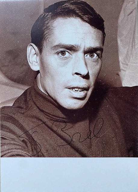 CARTE AUTOGRAPHE RARE Jacques Brel 15x10 EUR 25,00 - PicClick FR