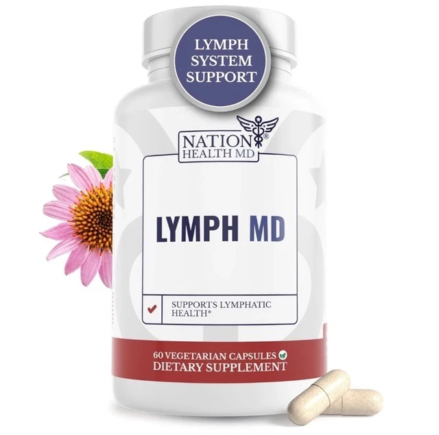 LYMPH MD - Lymphatic System Supplement with 9 Botanicals - Dandelion ...