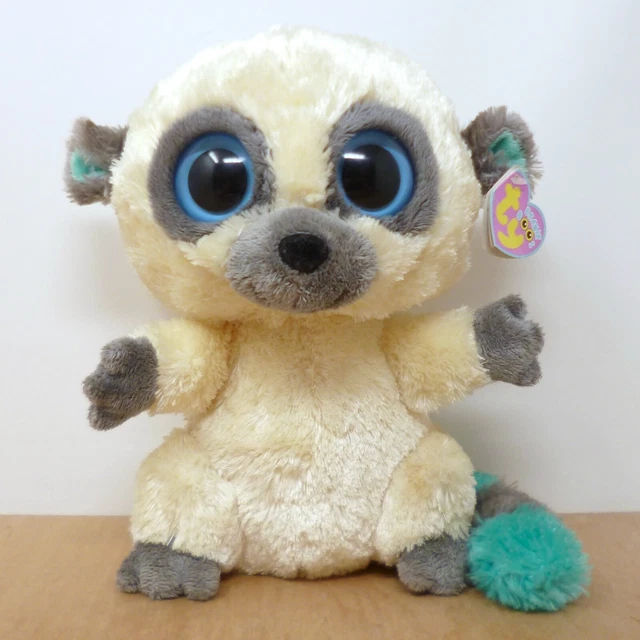RARE TY BEANIE Boos Boo Buddy 2010 - Cleo the Cream Bush Baby Plush ...