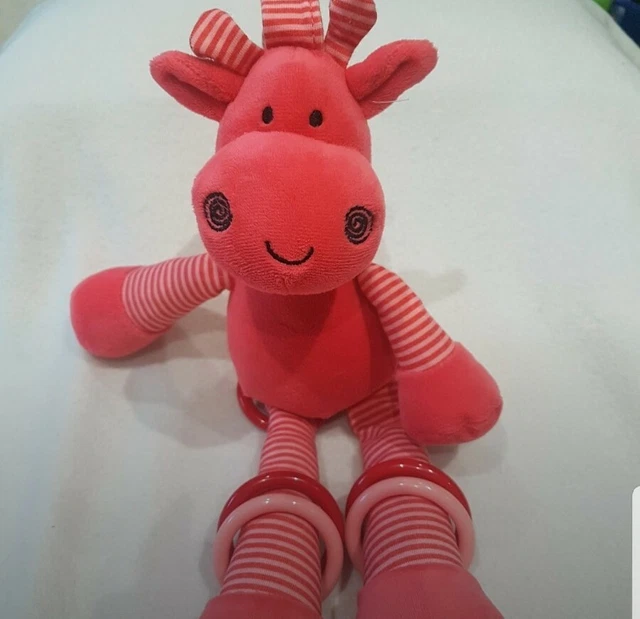 JELLYCAT STRAWBERRY PINK Giraffe, Pony Soft Toy £19.99 - PicClick UK
