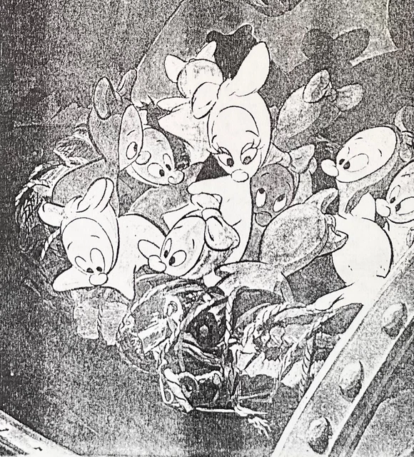 THE GREMLINS 1947 Disney Model Sheet Photocopy WIDGET BABY NEST £8.56 ...