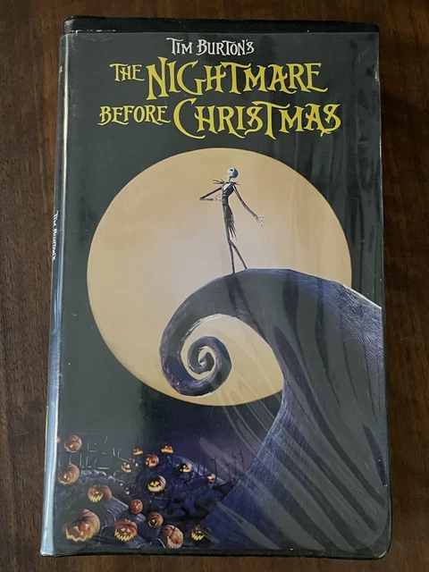 THE NIGHTMARE BEFORE Christmas (VHS, 1994) Clam Shell Case Tim Burton's ...