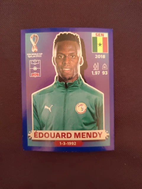 FIFA WORLD CUP QATAR 2022 Panini Sticker Blue Border Edouard Mendy EUR ...