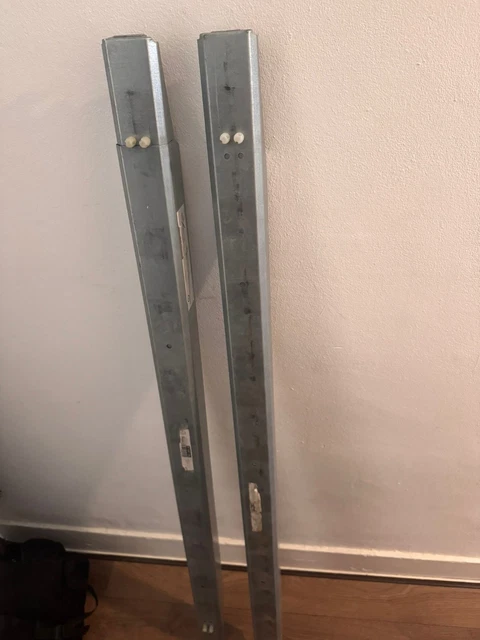 2X IKEA SKORVA Midbeam Central Support Beam Galvanised Steel Adjustable ...