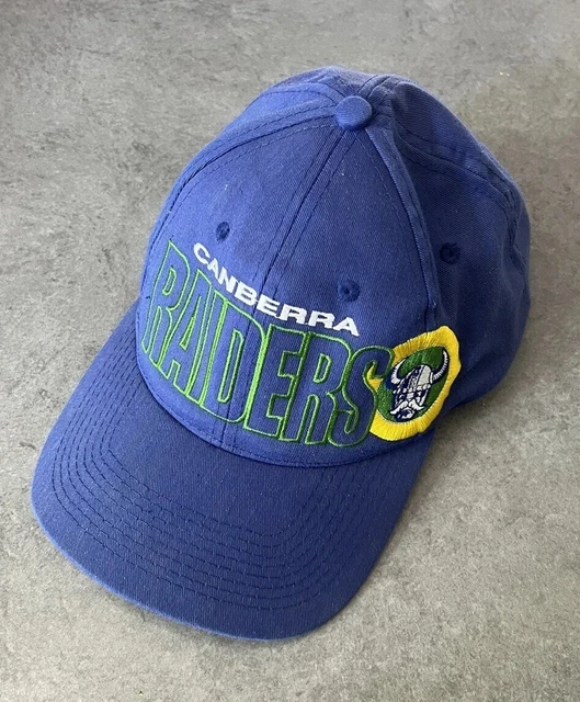 VINTAGE 90S CANBERRA Raiders Hat Cap NRL Rugby League Viking $130.00 ...