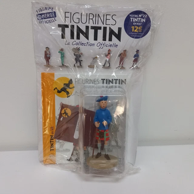 FIGURINE TINTIN COLLECTION Officielle - Tintin En Kilt - N° 22 EUR 19 ...