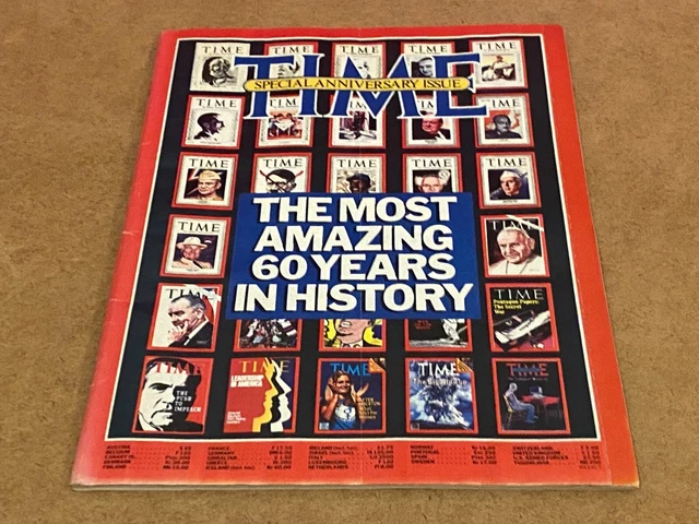 TIME MAGAZINE SPECIAL Anniversary Issue - 60 Years In History ...