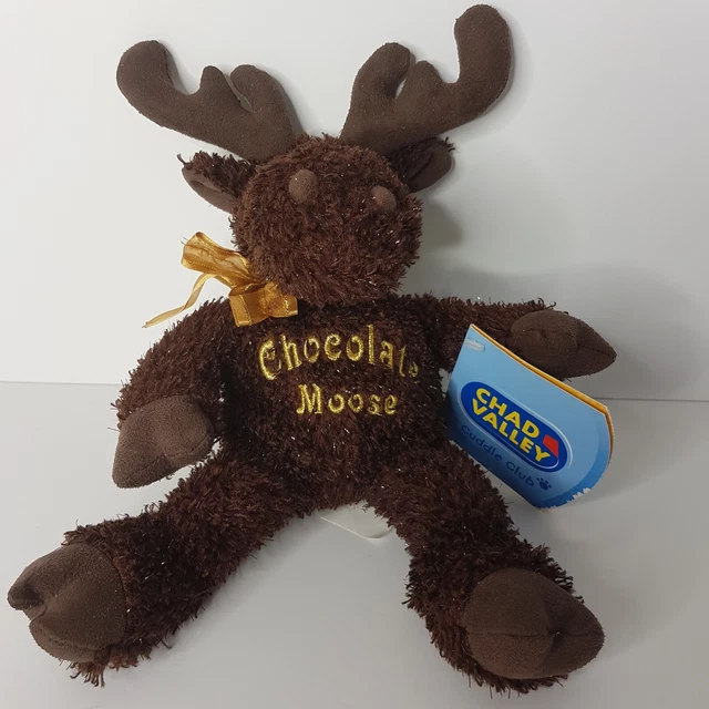 CHAD VALLEY CHOCOLATE Moose Brown Plush Soft Toy 12" with Tags £17.99 ...