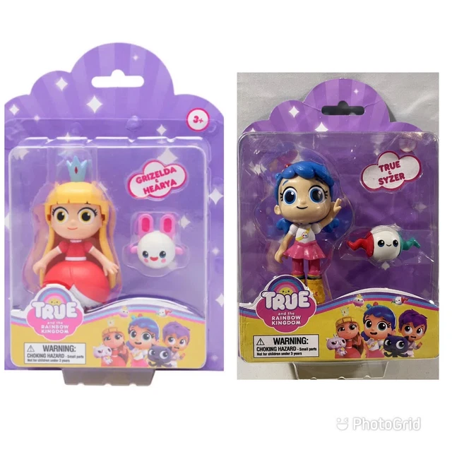TRUE AND THE Rainbow Kingdom Figure set Grizelda & Hearya /True & Syzer ...