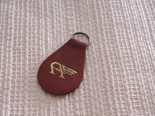 VINTAGE AUSTIN FLYING A Seaside Garage Eastbourne Key Fob Ring Keyring ...