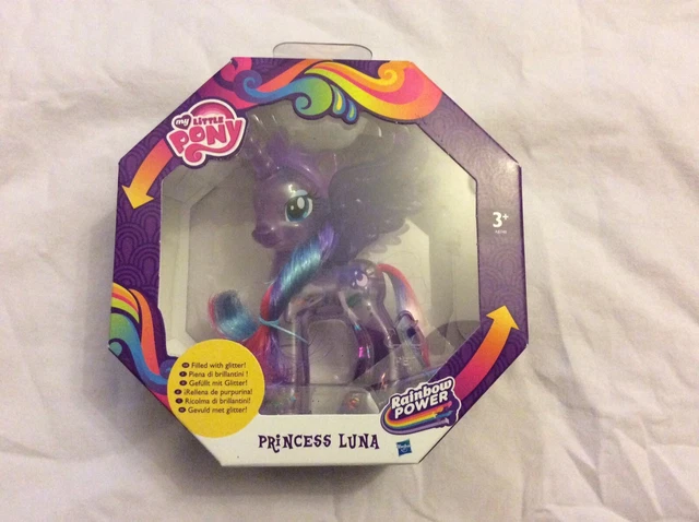 MY LITTLE PONY Princess Luna Rainbow Power filled with glitter *BNIB* £ ...