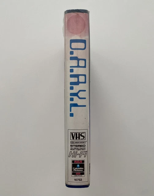 D.A.R.Y.L. [VHS] RCA Columbia Hoyts Big Box Ex-Rental Video Tape DARYL ...