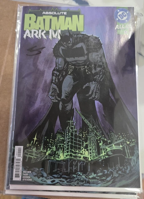 JOSHUA HIXSON SIGNED Absolute Batman Ark M Special #1 A Cover Autograph ...