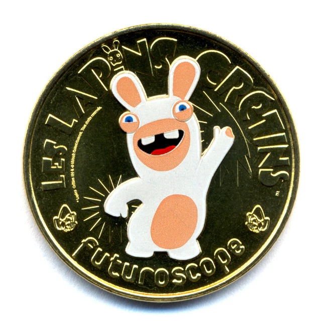 86 FUTUROSCOPE LAPIN crétin, Couleur, 2025, Monnaie de Paris EUR 8,00 ...