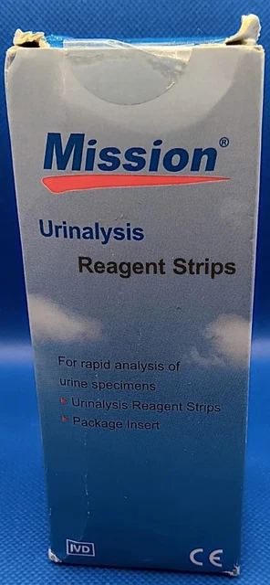 MISSION 10 PARAMETER Urinalysis Reagent Urine Test Strips UTI -100 ...