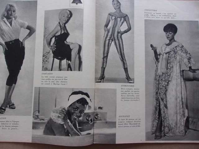 CINÉMONDE N°1283 DE 1959 : Pascale Petit-Gabin-Anita Ekberg-Darry Cowl ...