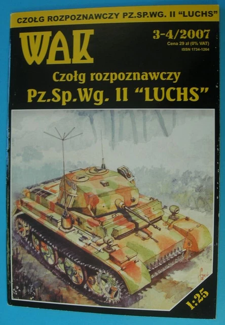 WAK 3-4/2007 - Deutscher Aufklärungspanzer Pz.Sp.Wg. II Luchs EUR 12,00 ...