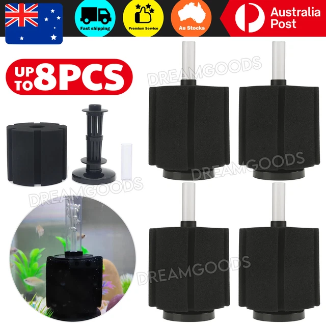 AQUARIUM FISH TANK Filter Biochemical Sponge Foam Oxygen Air Pump ...