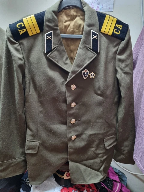 UNIFORM SOLDIER TANK forces Soviet Russian Army USSR military jacket £ ...