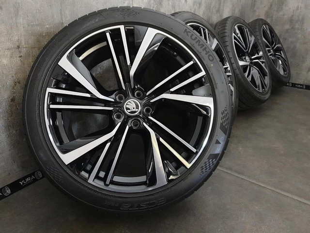 ORIGINAL SKODA KODIAQ NS7 RS Ignite jantes alu pneus d'été 255/40 R 20 ...