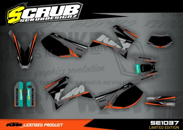 KIT GRAFICA KTM SXC 625 - 660 LC4 1999 - 2007 Kit decalcomanie ENDURO ...