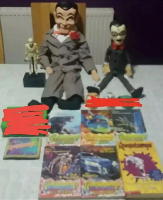 GOOSEBUMPS SLAPPY Ventriloquist Dummy Doll, Spinner,Wallet,Shelf Sitter ...