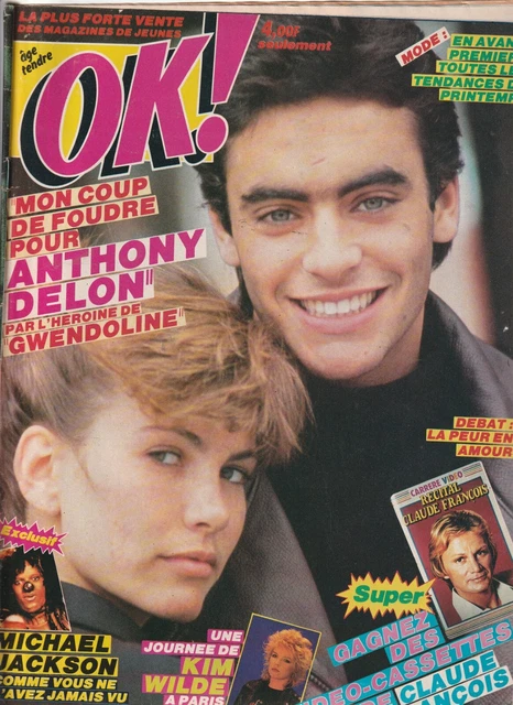 MICHAEL JACKSON JEAN Luc Lahaye Kim Wilde Claude Francois France Gall ...