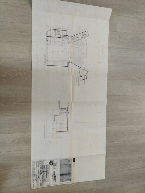 PLAN ARCHITECTURAL PARC Astérix 1987 Le Lac Théâtre Panoramix Plans EUR ...