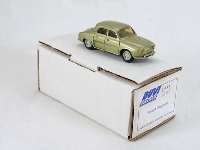DUVI F RENAULT Dauphine Kit monté résine 1/43 en boite EUR 55,00 - PicClick FR