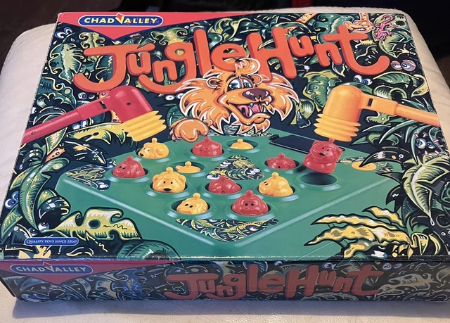 RETRO BOARD GAME ~ Jungle Hunt ~ Chad Valley ~ Complete And In Working ...