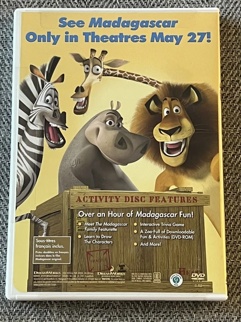 MADAGASCAR ACTIVITY DISC (Dreamworks) - DVD - Brand New Sealed $15.23 ...