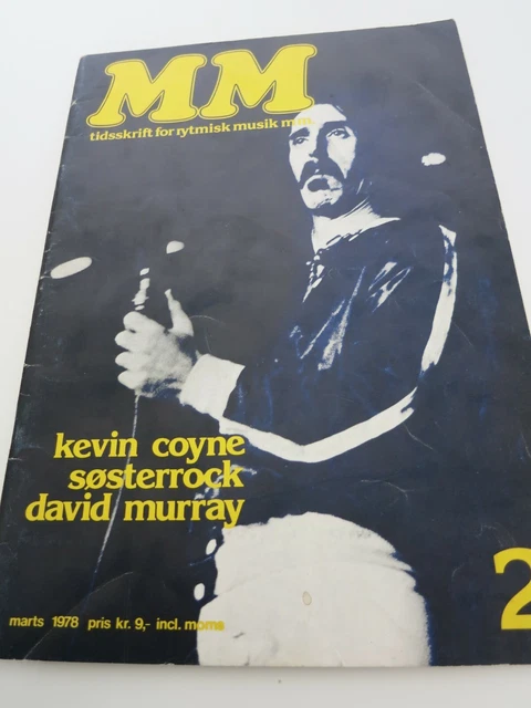MAGAZINE 1977 FRANK ZAPPA Doug Raney COHEN David Murray COYNE Tina ...