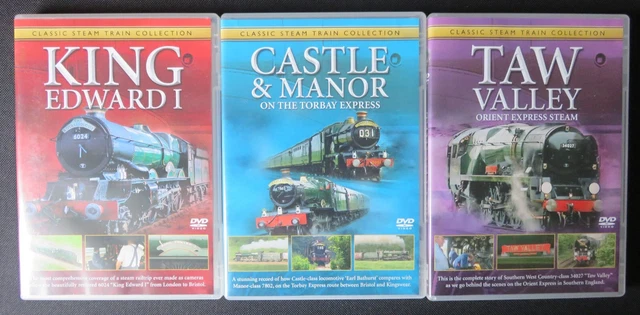 CLASSIC STEAM TRAINS on DVD - Taw Valley, Castle&Manor, King Edward I ...