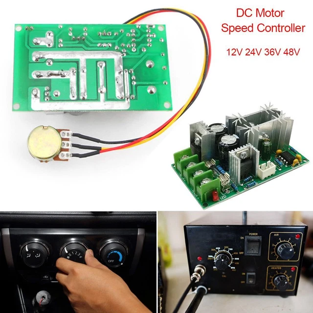 20A SPEED REGULATOR DC Motor Speed Controller Current Regulator Drive ...