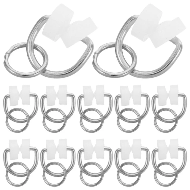 50 PCS CURTAIN Track Rollers Rail Gliders Heavy Duty Runner Hooks £13. ...