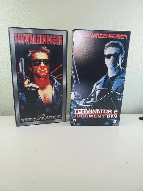 TERMINATOR & TERMINATOR 2 ( VHS Tape Lot ) Arnold Schwarzenegger £13.30 ...
