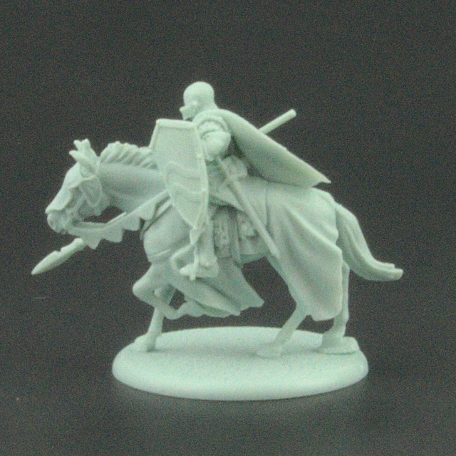 TULLY CAVALIER 4 D&D Miniature Knight Fighter on Horse Lance Human ...