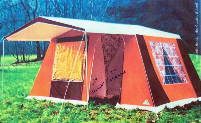 TENTE DE CAMPING VINTAGE années 80 EUR 100,00 - PicClick FR