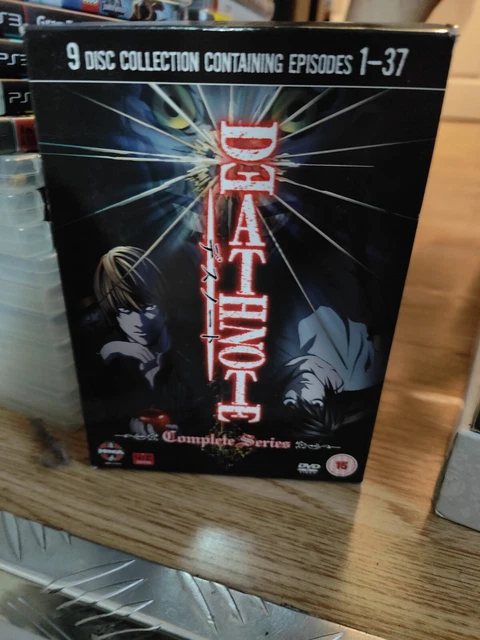 DEATH NOTE 9 Disc DVD Boxset - UK R2 - The Complete Series Episodes 1 ...
