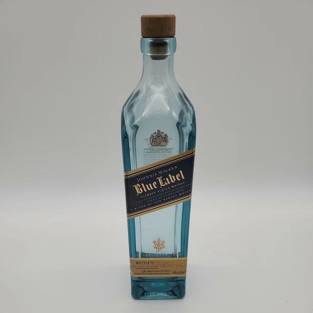 JOHNNIE WALKER BLUE Label Blended Scotch Whisky Empty Bottle And Box ...