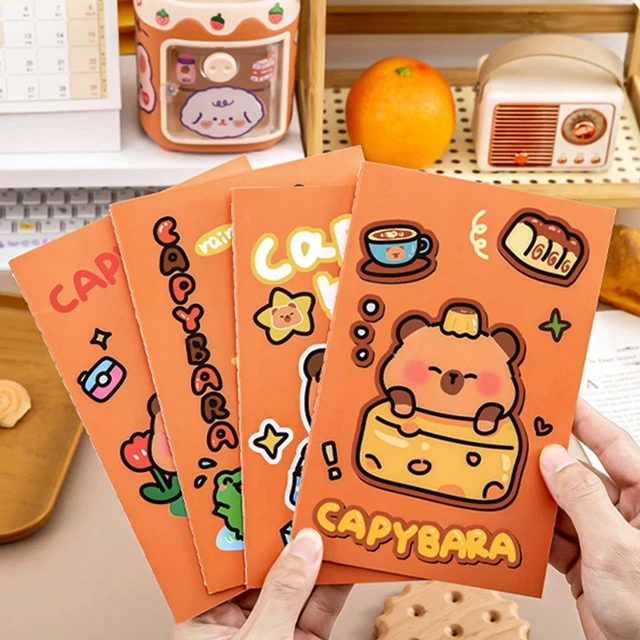 CARTOON CAPYBARA CUTE Notepad Diary Notebook Mini Pocket Notepad $11.45 ...