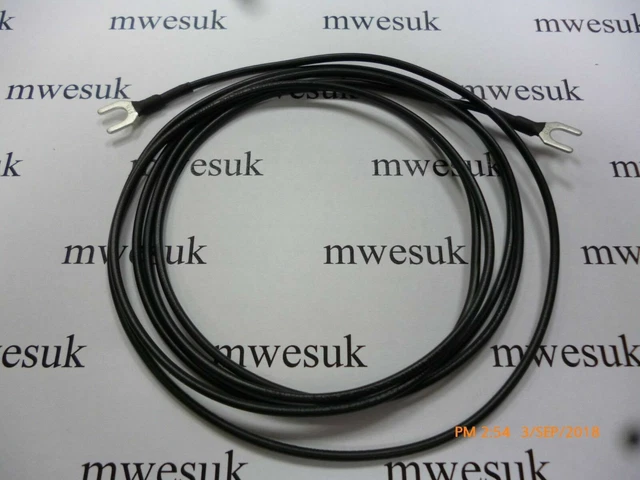 1.0 METRE 1M Turntable Record Deck Hi-Fi Earth Lead Ground Wire Cable ...