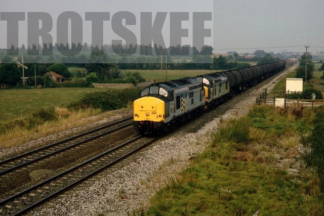 35MM SLIDE BR British Railways Diesel Loco Class 37294/215 Cogload 1991 ...