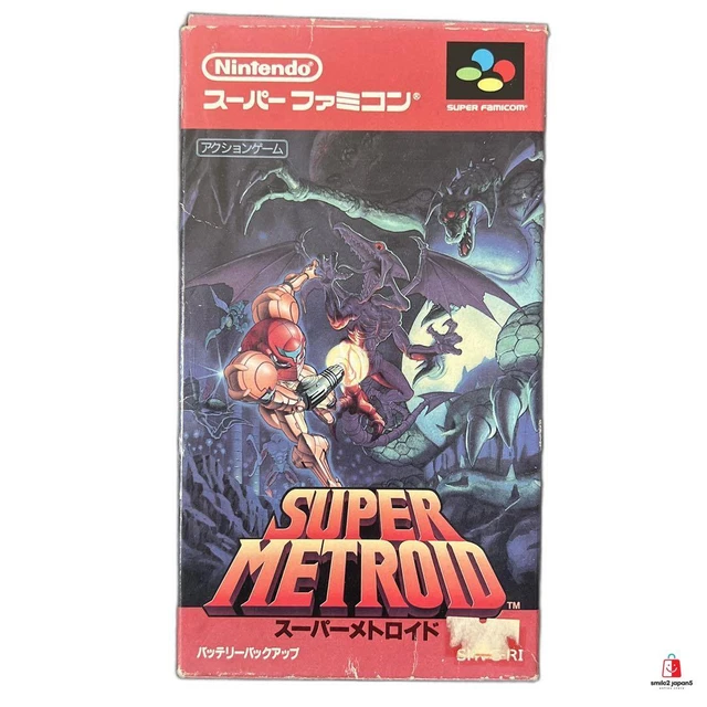 SNES SUPER METROID Nintendo Sfc Super Famicom Sfc " Buono " Giappone ...
