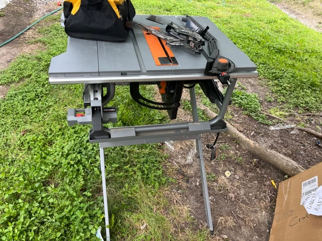 RIDGID R4514 120V Pro Jobsite Table Saw with Stand $250.00 - PicClick