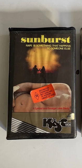 K&C VIDEO- SUNBURST VHS AKA Slashed Dreams 1975 Thriller RARE Robert ...