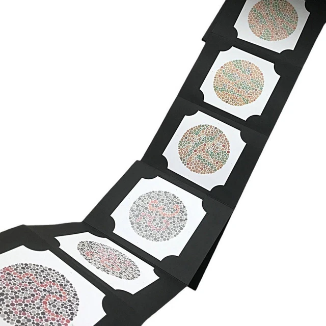 KIT COMPLET DE test de couleur optométrie avec plaques et lentilles ...