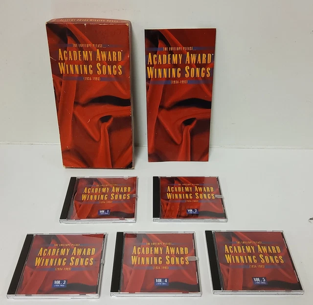ACADEMY AWARD WINNING Songs 1934-1993 5 Disc Boxset T5 £12.99 - PicClick UK
