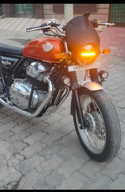 7'' LED HEADLIGHT For Royal Enfield Classic Interceptor Bullet Standard ...