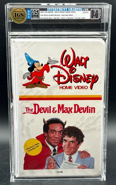 WALT DISNEY DEVIL & Max Devlin VHS Clamshell Sealed New IGS 9.5 7 ...